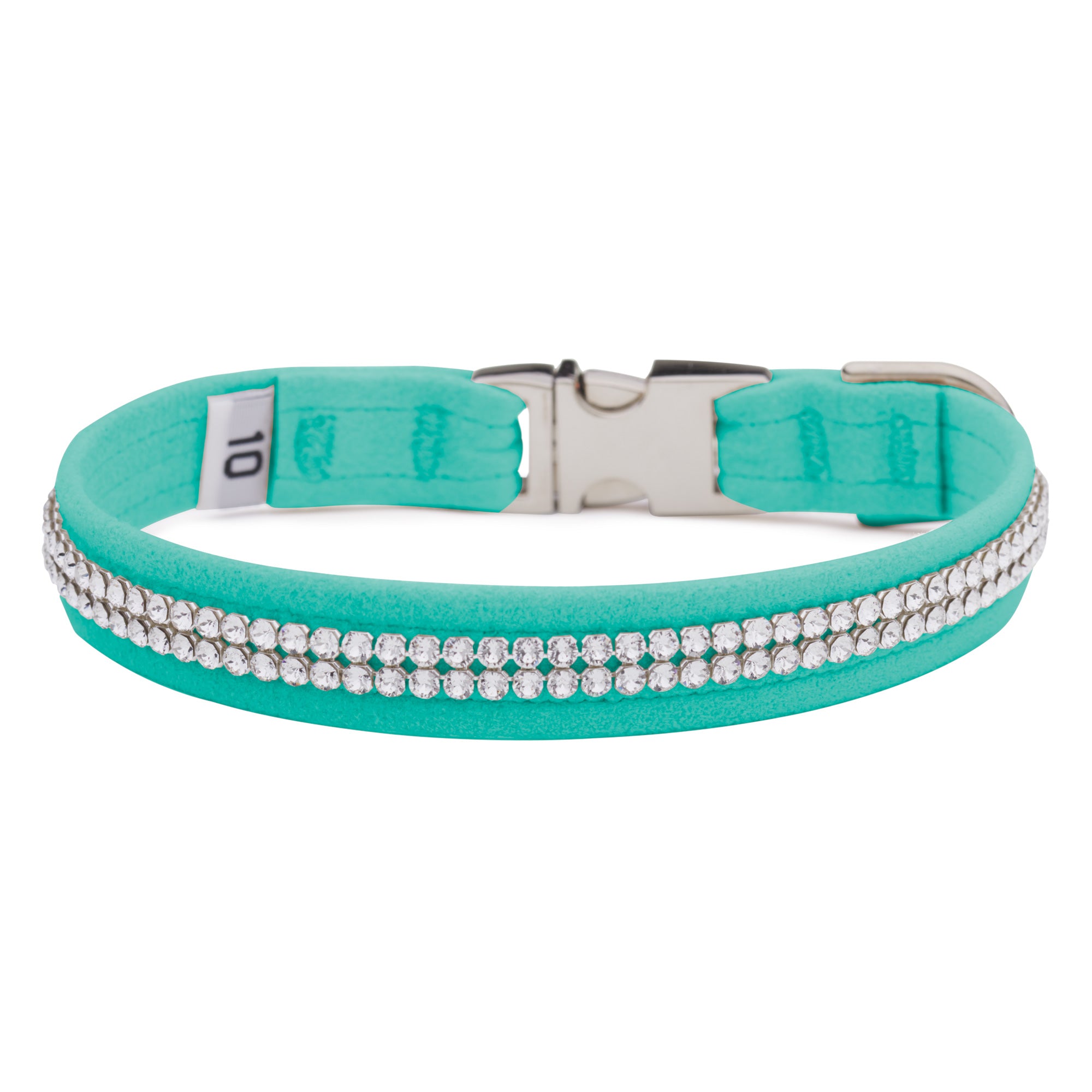 Bimini Blue 2 Row Giltmore Perfect Fit Collar | Susan Lanci Designs