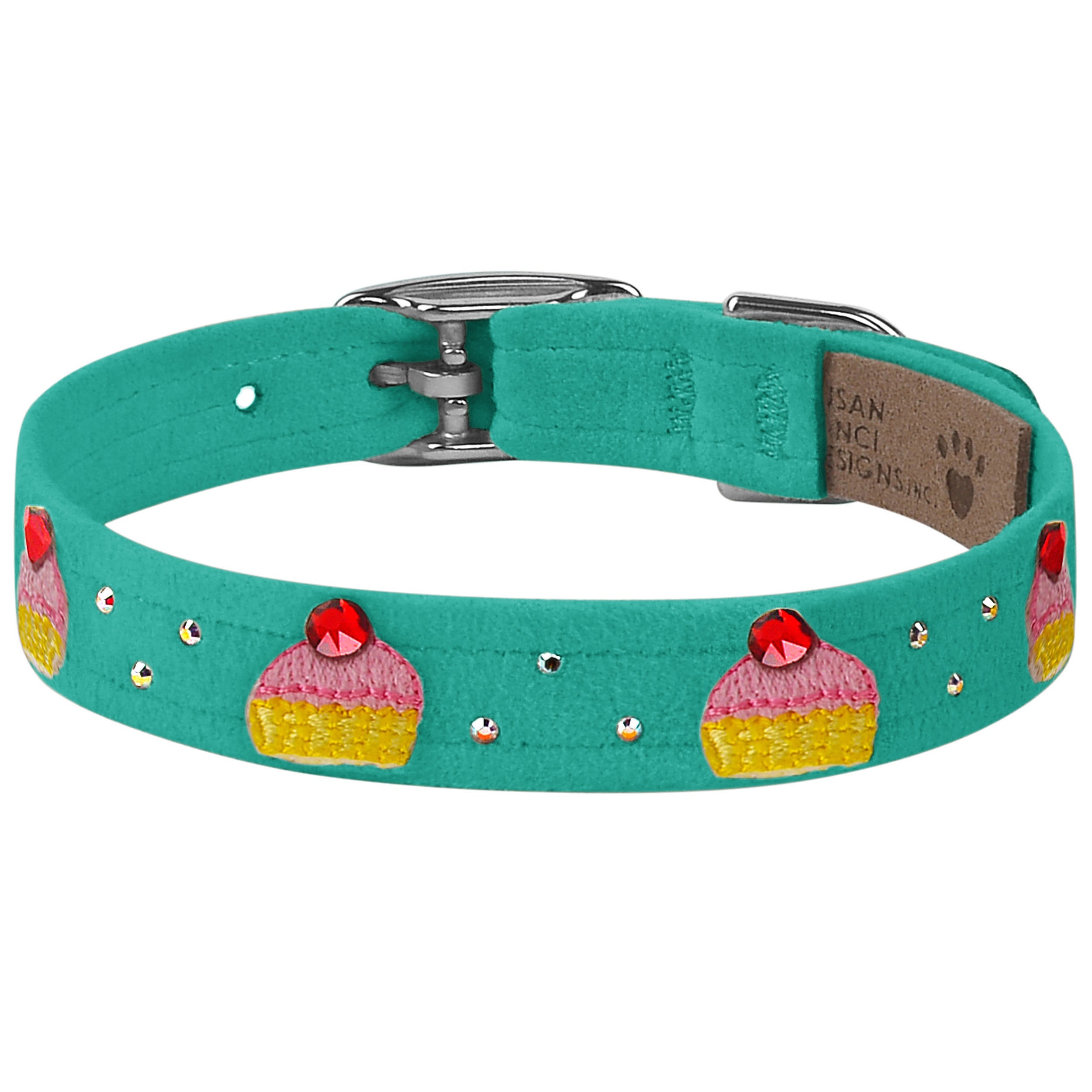 Cupcake Dog Collar Dessert Pattern Puppy Collar