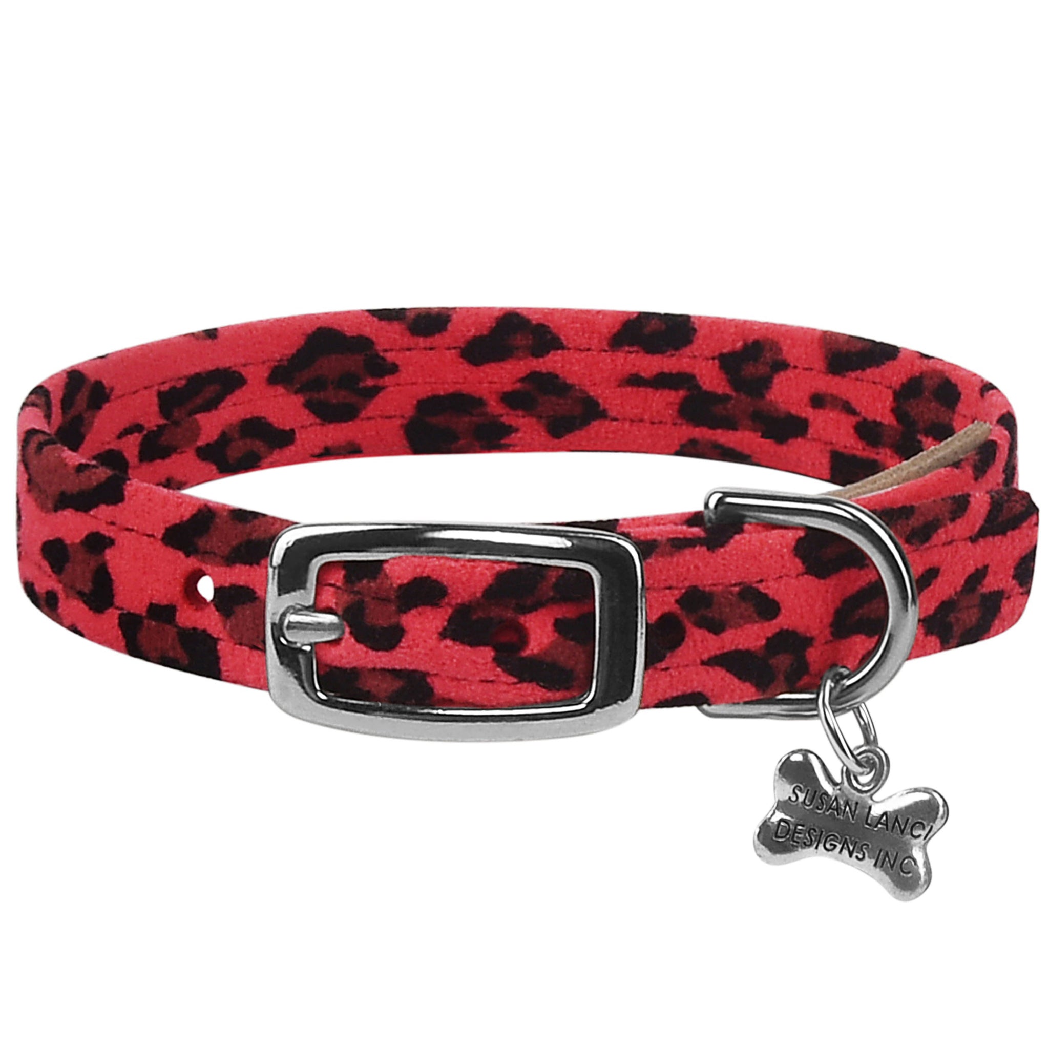 Cheetah Print Collar | For small Dogs | Susan Lanci Designs
