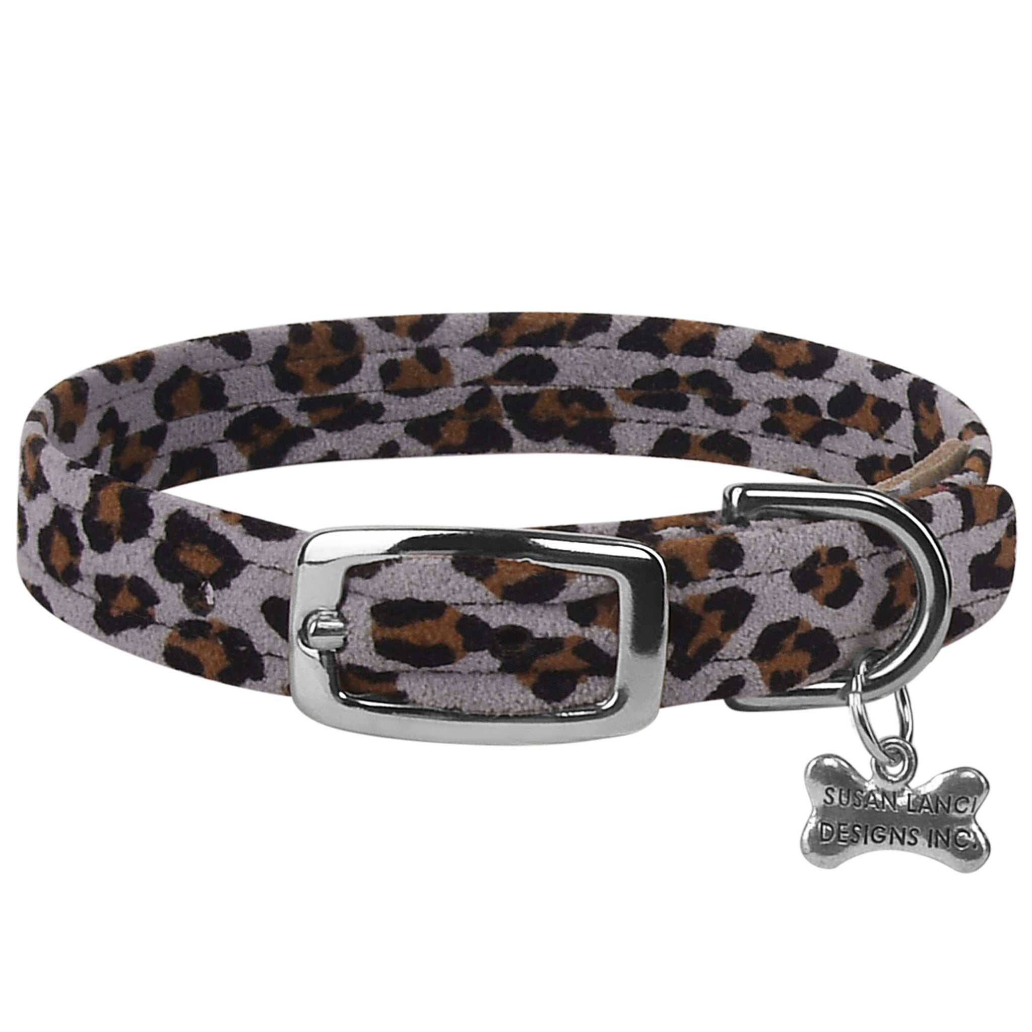 Cheetah Print Collar | For small Dogs | Susan Lanci Designs