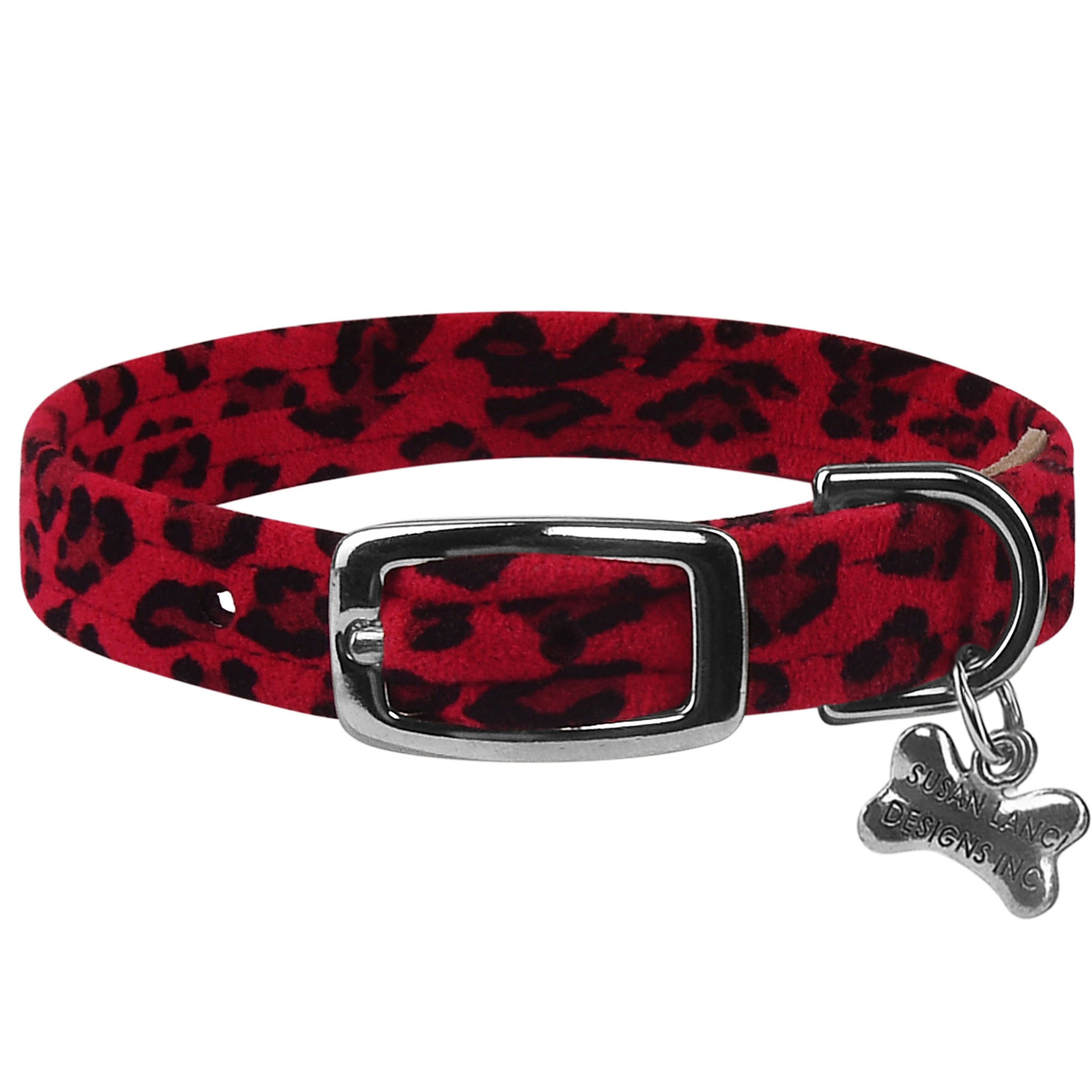 Cheetah Print Collar | For small Dogs | Susan Lanci Designs